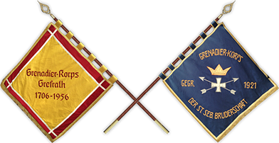 Unsere Korpsfahnen - GRENADIER-KORPS-GREFRATH 1921