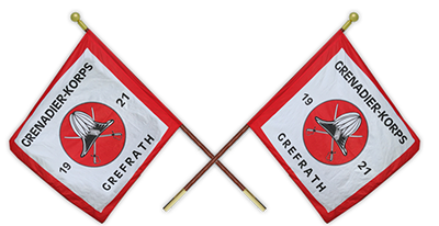 Unsere Korpsfahnen - GRENADIER-KORPS-GREFRATH 1921